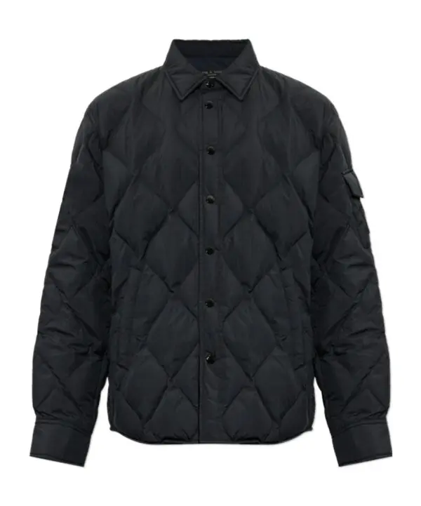 Rag & Bone Long-sleeved Down Jacket - Black
