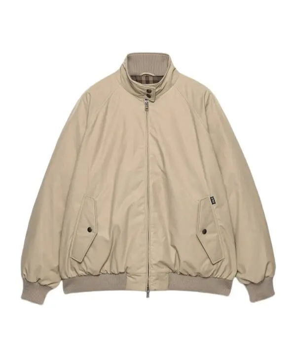 Prada Technical Poplin Down Jacket With Goose Down Padding - Light Brown