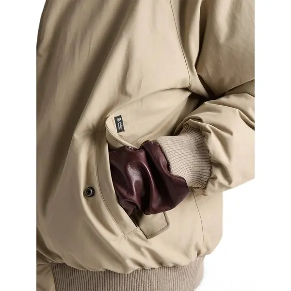 Prada Technical Poplin Down Jacket With Goose Down Padding