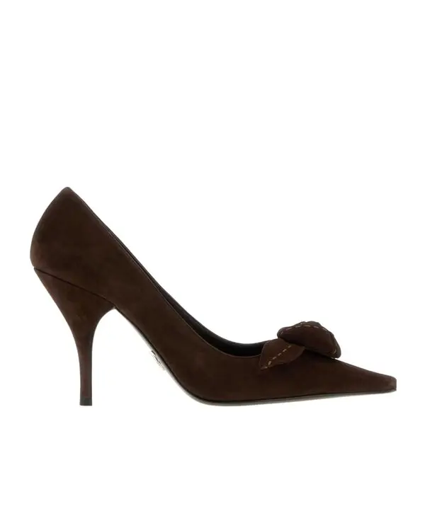 Prada Pointed-toe High Heels - Brown