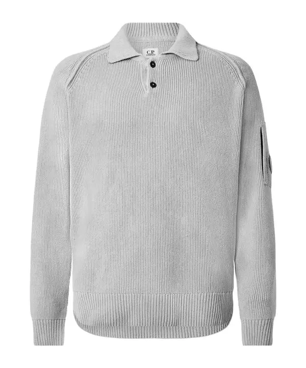 C.P. COMPANY Solid Color Polo Shirt
