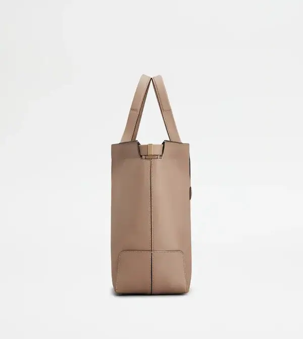 TOD'S Small Di Folio Logo Detail Shopping Tote