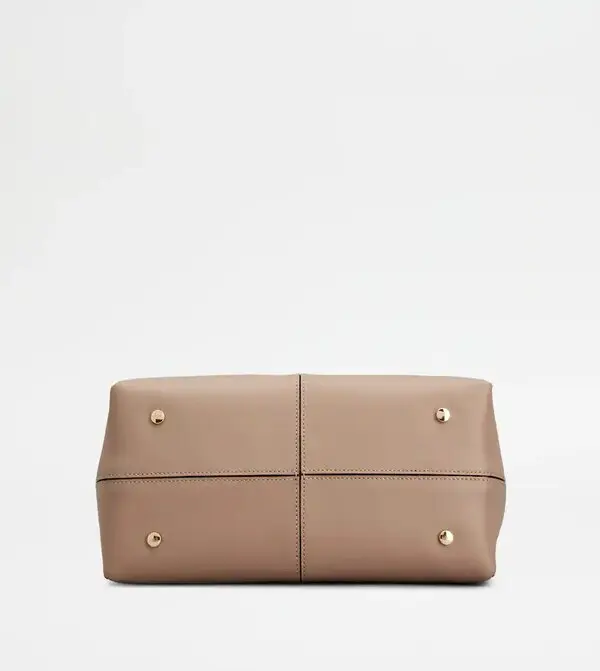 TOD'S Small Di Folio Logo Detail Shopping Tote