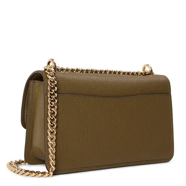 Michael Kors Leather Crossbody Bag With Chain Strap