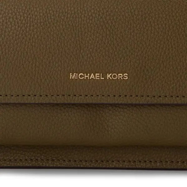 Michael Kors Leather Crossbody Bag With Chain Strap