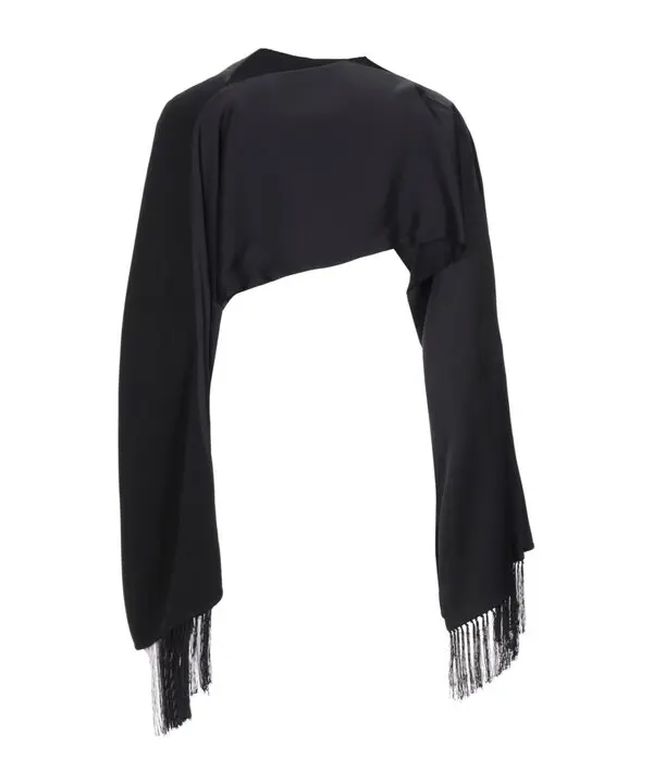Burberry Fringed Detail Top
