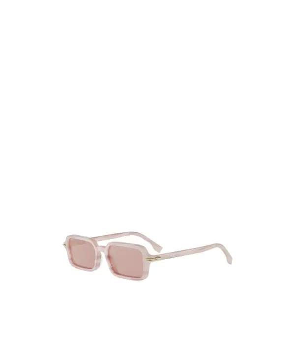 Fendi Selleria Rectangle Frame Sunglasses