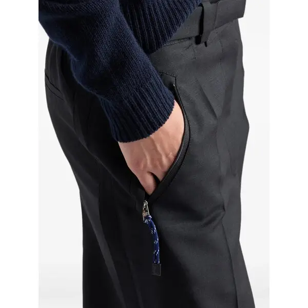 Prada Light Mohair Tailored Trousers