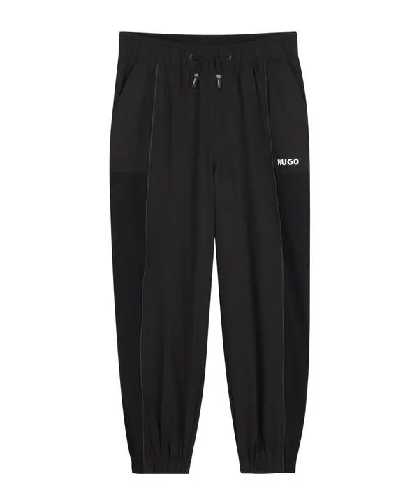 Hugo Boss Tracksuit Bottoms With Logo Print - Black