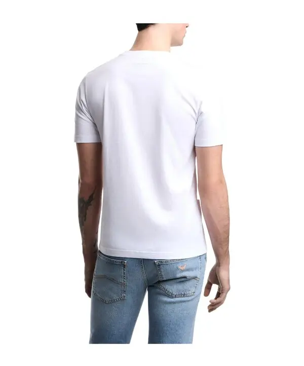 Emporio Armani Simple Crew Neck Shortsleeve Top