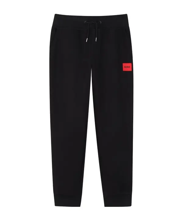 Hugo Boss Hem Fleece Joggers - Black