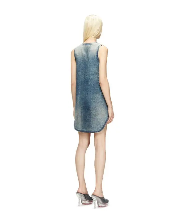 DIESEL® Sleeveless V-neck Denim Dress