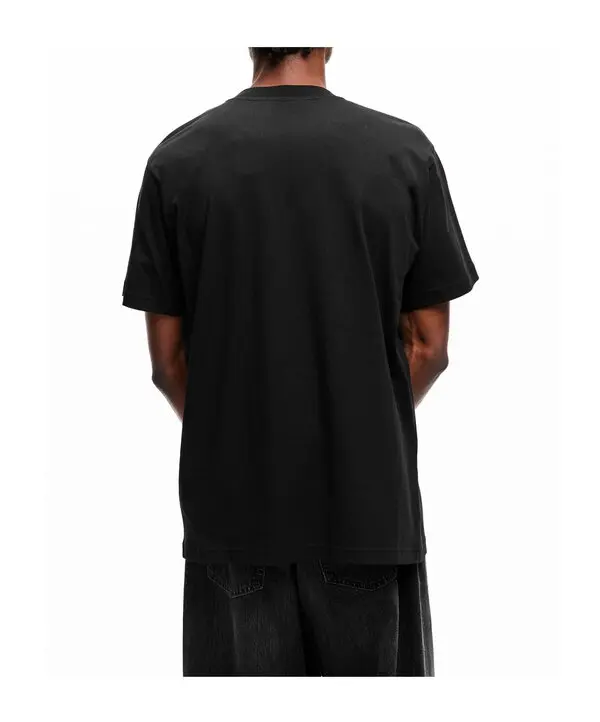 Moschino Simple Crew Neck Shortsleeve Top
