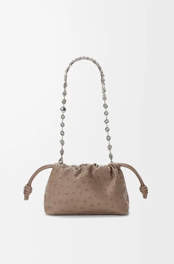 Loewe Mini Flamenco Ostrich Purse