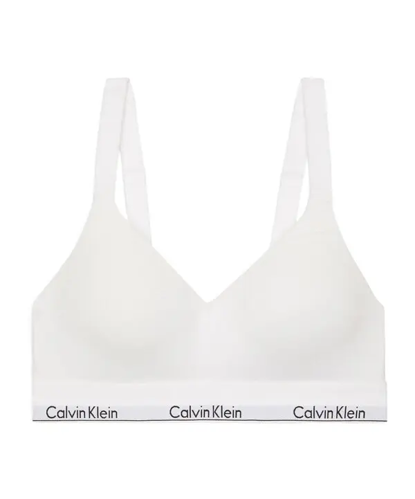 Calvin Klein Organic Cotton Bralette - White