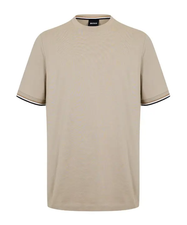 Hugo Boss Premium Cotton T-shirt - Nude