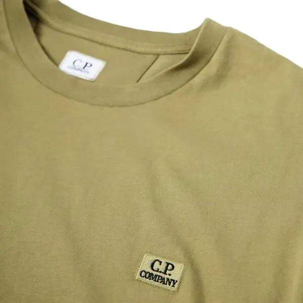 C.P. COMPANY Simple Crew Neck Shortsleeve Top