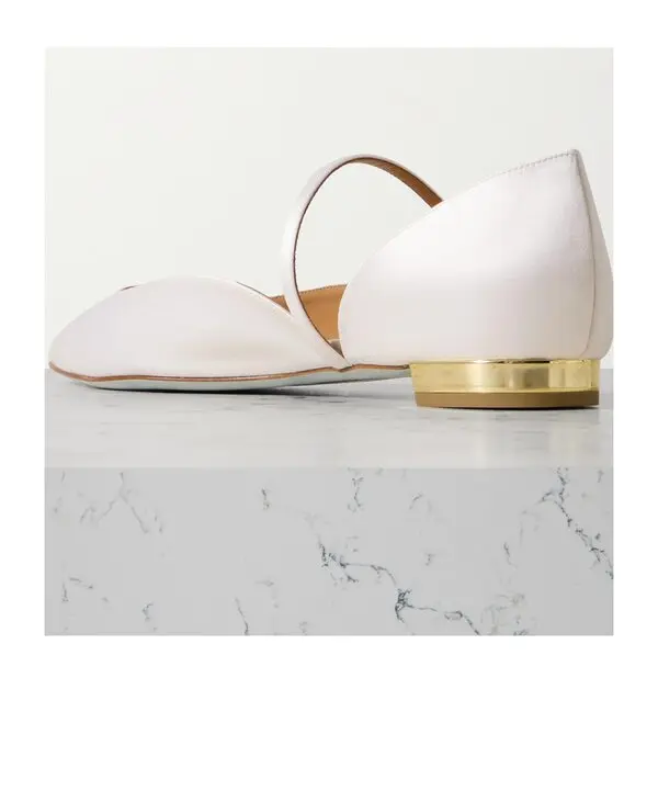 AQUAZZURA Pointed Toe Flats