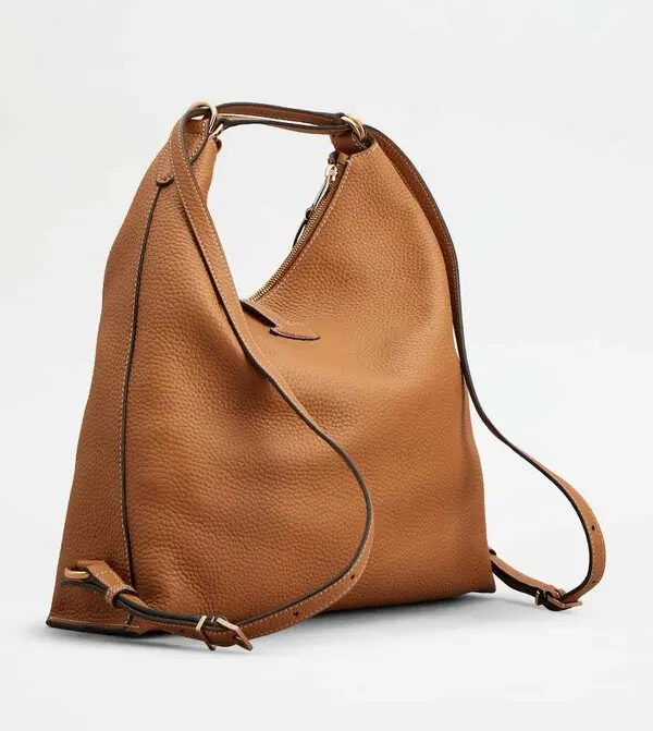TOD'S T Timeless Medium Leather Shoulder Bag