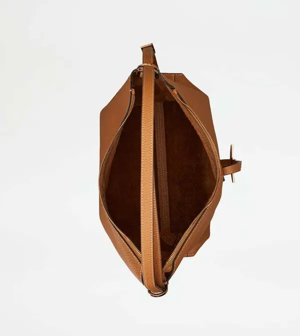 TOD'S T Timeless Medium Leather Shoulder Bag