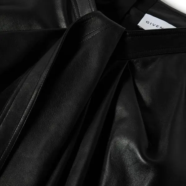 Givenchy High-waisted Fitted Leather Pencil Skirt