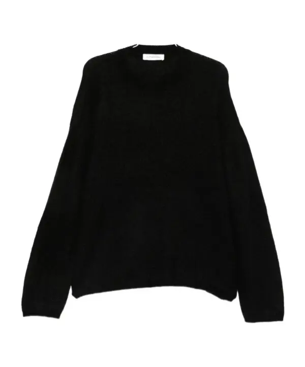 THE FRANKIE SHOP Crew-neck Knit Sweater - Black
