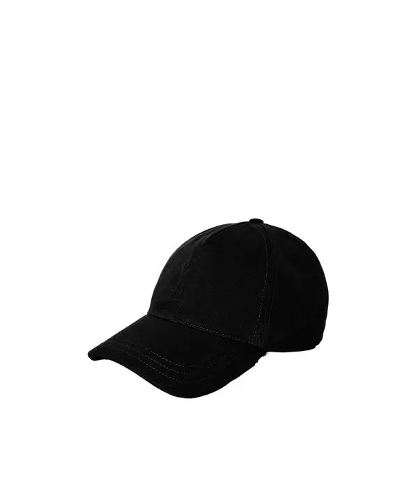 Saint Laurent Solid Color Baseball Cap - Black