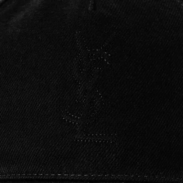 Saint Laurent Solid Color Baseball Cap