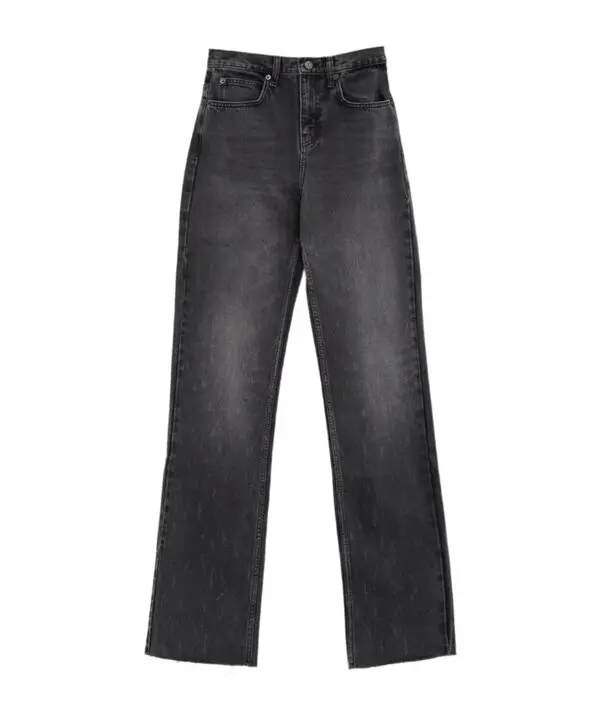 THE FRANKIE SHOP Faded-wash Denim Trousers
