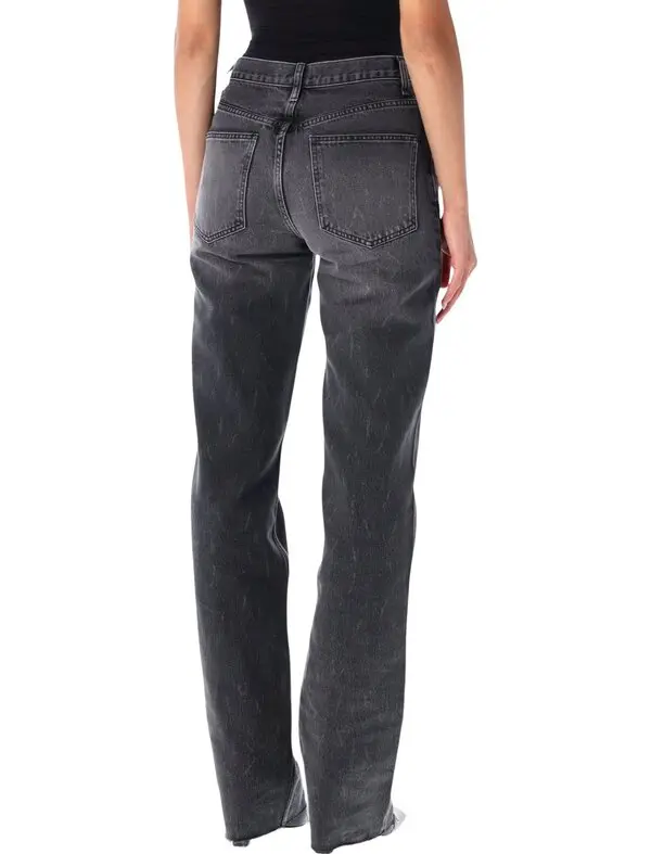 THE FRANKIE SHOP Faded-wash Denim Trousers