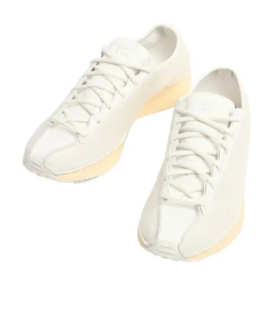 Nike Leather And Synthetic Lace-up Sneakers - White
