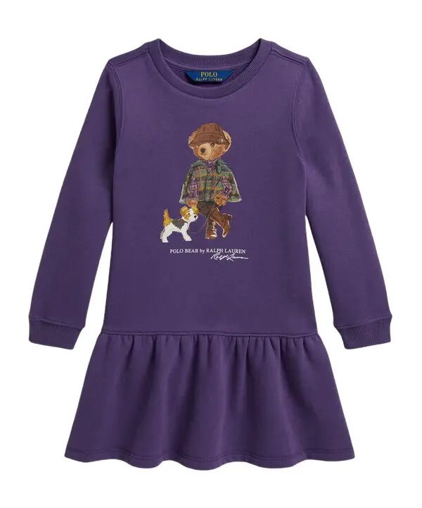 Polo Ralph Lauren Printed Fleece Mini Dress