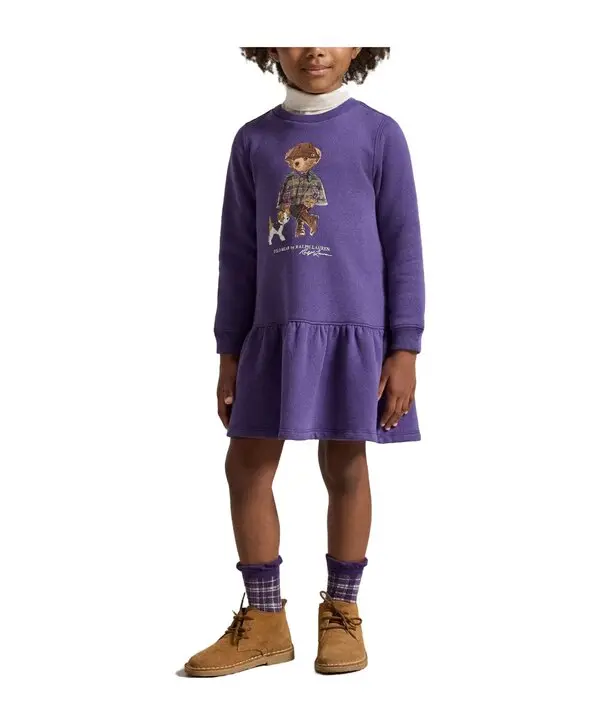 Polo Ralph Lauren Printed Fleece Mini Dress