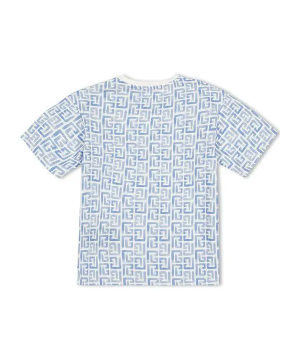 Balmain Allover Print Tshirt