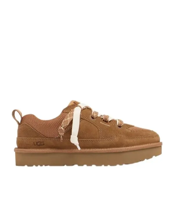 UGG Lace Up Sneakers With Logo Detail