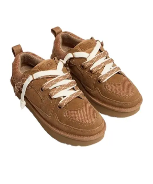 UGG Lace Up Sneakers With Logo Detail