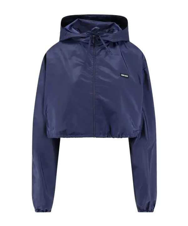 Miu Miu Long Sleeve Hooded Casual Jacket