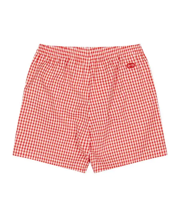 Gucci Checkered Shorts - Red