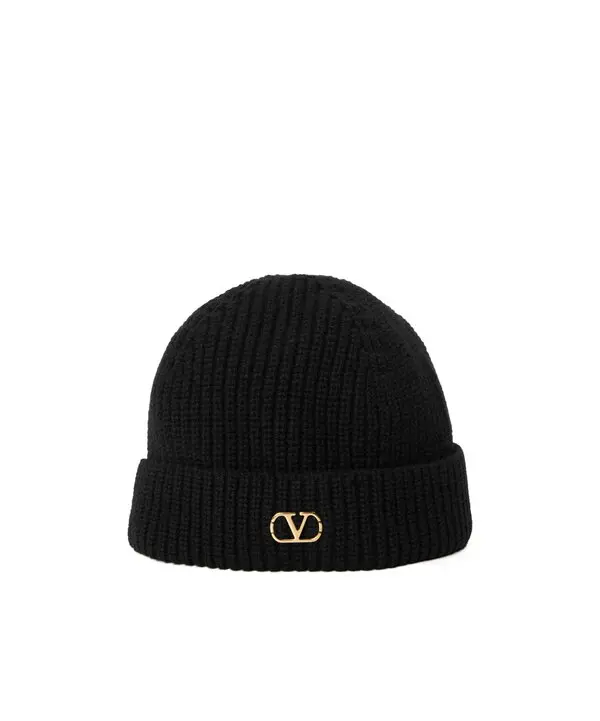 Valentino Garavani Solid Color Knitted Beanie