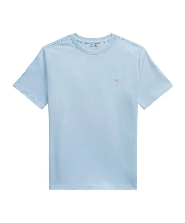 Polo Ralph Lauren Regular Fit Short Sleeve T-shirt With Embroidered Pony Logo - Blue