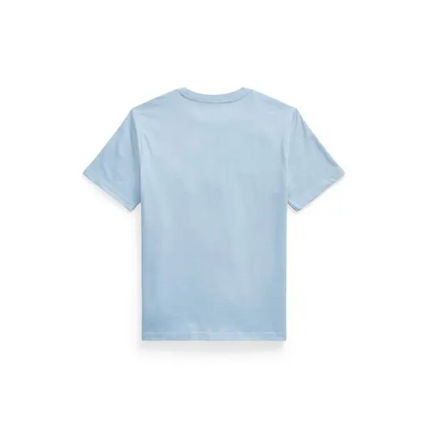 Polo Ralph Lauren Regular Fit Short Sleeve T-shirt With Embroidered Pony Logo - Blue