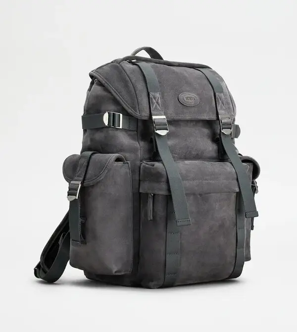 TOD'S Medium Suede Backpack