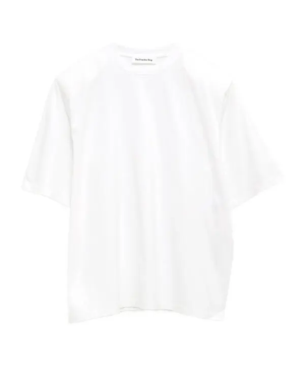 THE FRANKIE SHOP Anira Padded Shoulder T-shirt - White