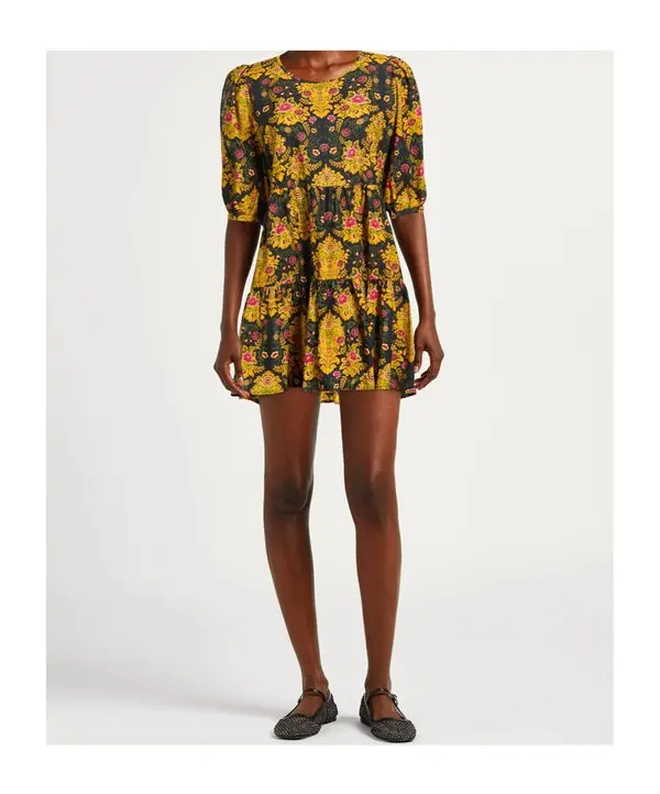 Farm Rio Round Neck Dress