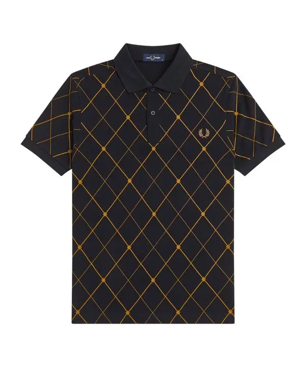 Fred Perry Short Sleeve Polo Shirt - Black