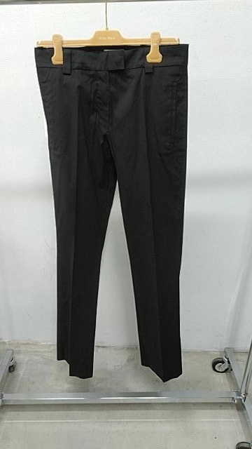 Miu Miu Stretch Poplin Tailored Pants