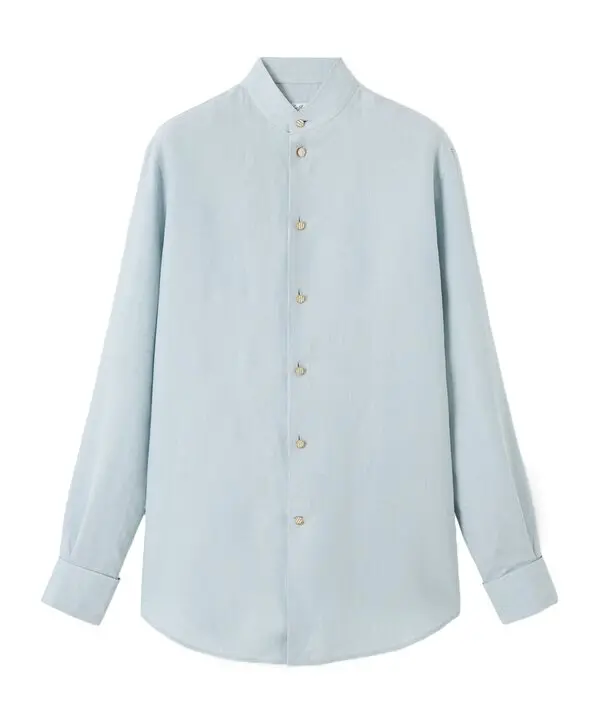 Loro Piana Thea Shirt - Blue Shell