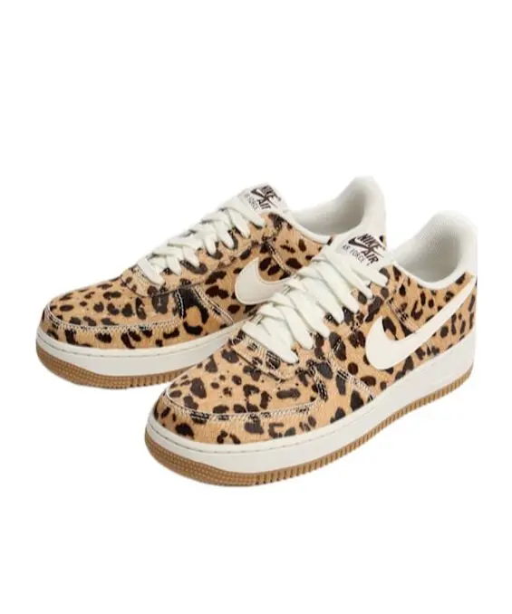 Nike Leopard Print Lace-up Sneakers