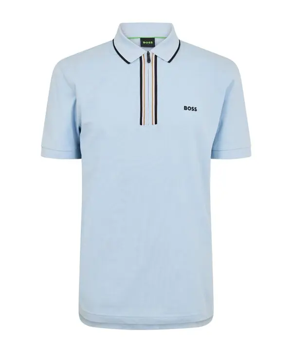 Hugo Boss Solid Polo Shirt - Blue