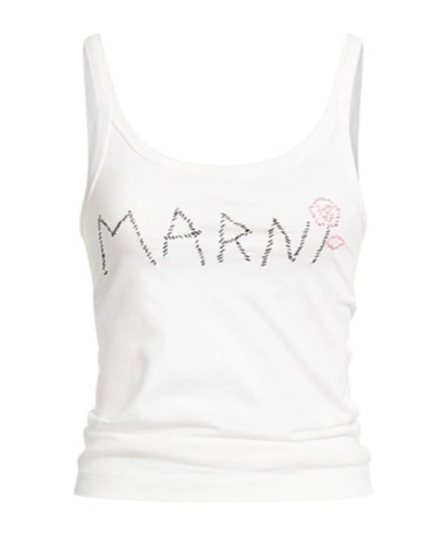 Marni Sleeveless Solid-color T-shirt